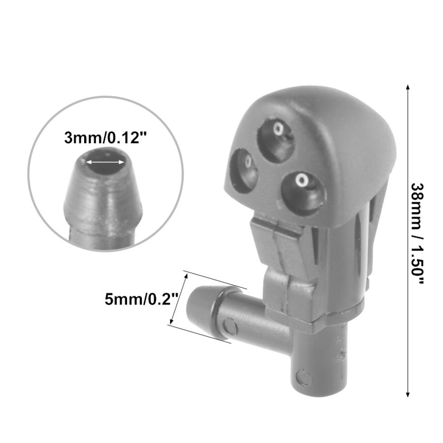 xAUTOHAUxフロントガラスウォッシャーノズル ワイパースプレー Chevroletに対応 Cruzeに対応 交換用 94556605 2 ...