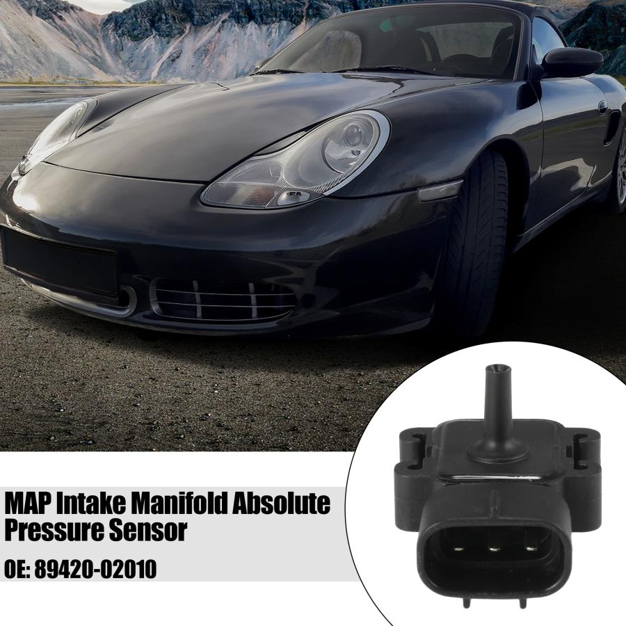 uxcell マニホールド絶対圧力センサー マップマニホールド絶対圧力センサー トヨタに対応 89420-02010 エアインテークスイッチ ...