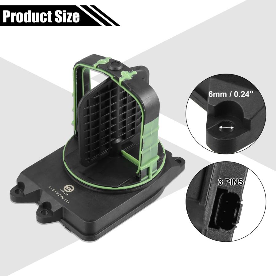 X AUTOHAUX 左インテークマニホールド調整バルブ 11617579114 11617560537 BMWに対応 ...