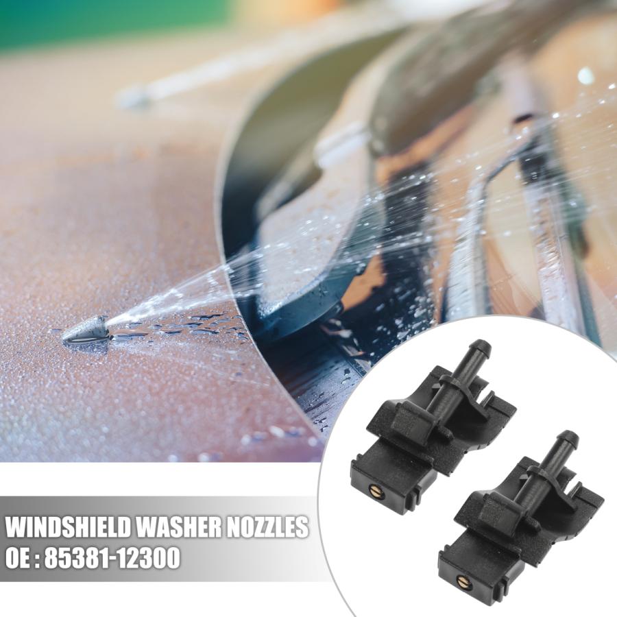 X AUTOHAUX フロントガラスウォッシャーノズル Toyotaに対応 Scionに対応 Lexusに対応 交換用 85381-12300 ...