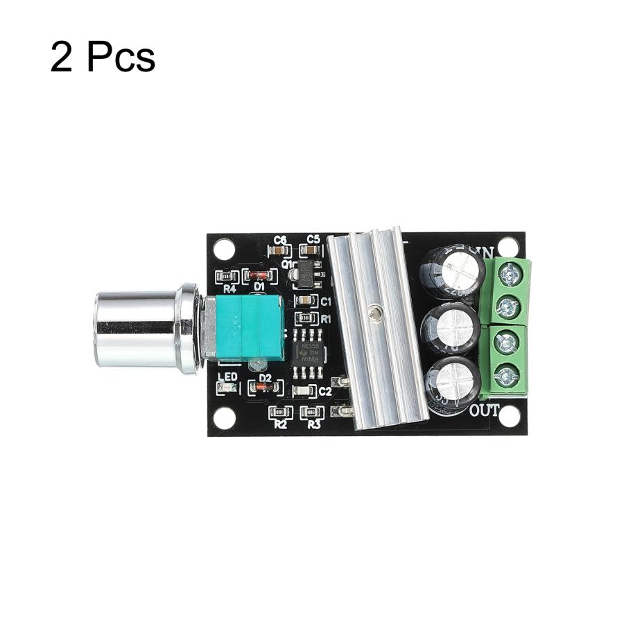 uxcell DCモーターコントローラー 調整スイッチ 6V 12V 24V 28V 3A 1203BK 2個入 :a22030100ux0596:ソウテン - 通販 - Yahoo!ショッピング