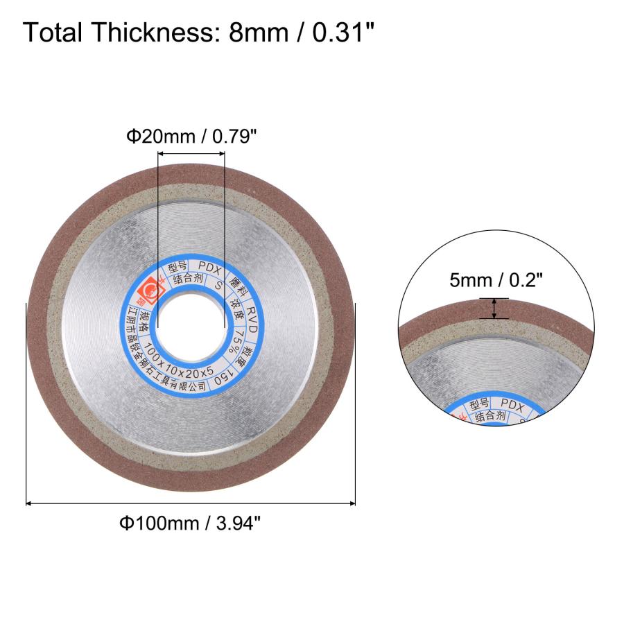 uxcell ダイヤモンド砥石 超硬メタルカッター 20mm内径 150グリット 100mm : ソウテン - 通販 - Yahoo!ショッピング