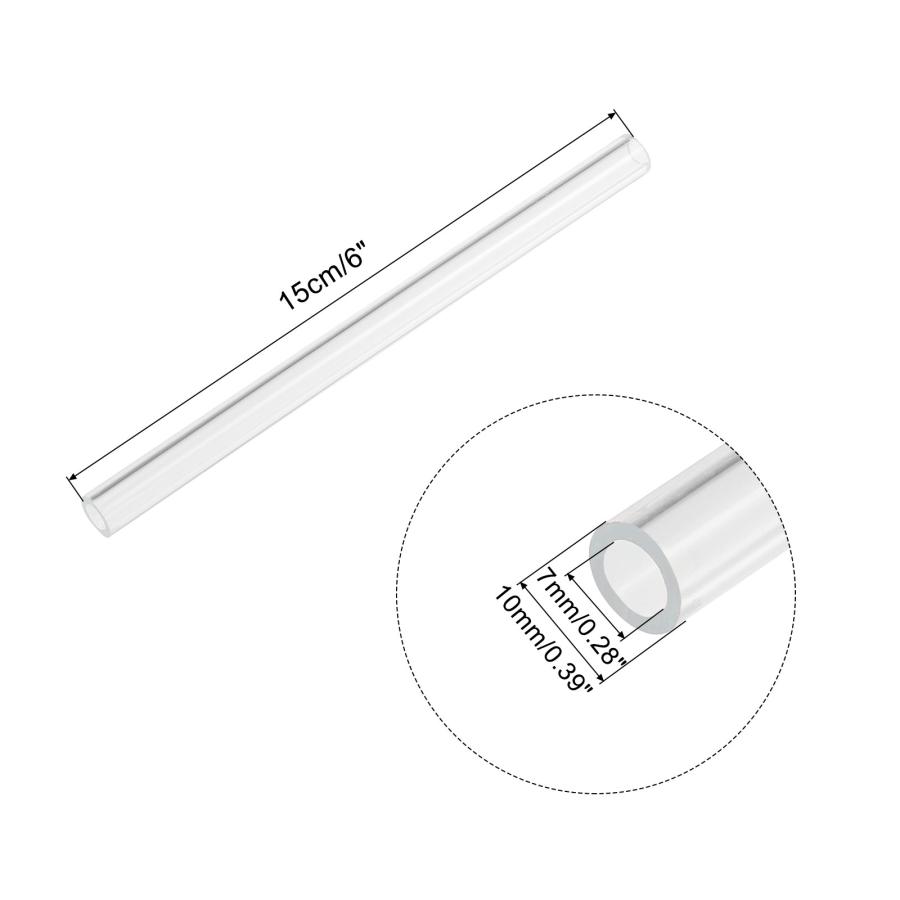 uxcell アクリルパイプ 透明 硬質丸管 ランプとランタン用 水冷システム用 内径7mm 外径10mm 全長15cm 4本 : a22060600ux0538 : ソウテン - 通販 ...