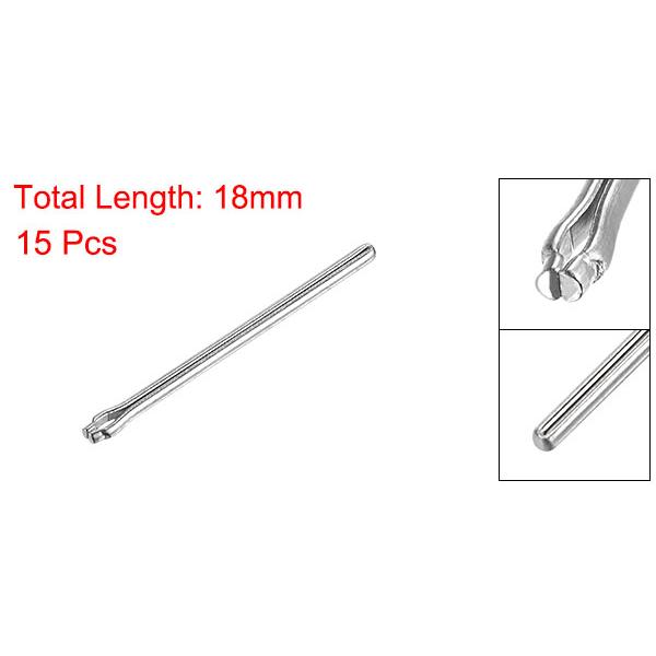uxcell 時計バンドリンクコッターピン 時計ストラップバースプリットピン 18mm長さ 1mmコッターピン径 ステンレス鋼 15枚 : ソウテン - 通販 - Yahoo!ショッピング