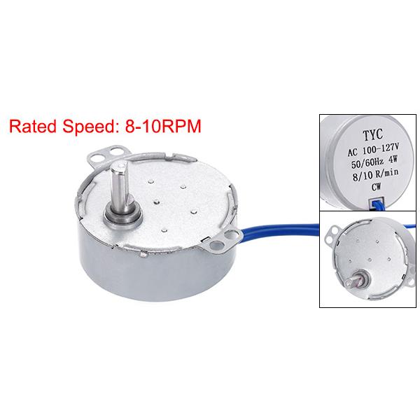 uxcell シンクロナスモーター エレクトリックモーター Dシャフト AC100-127V 8-10RPM 50-60Hz CC W/C W 4W : a22101900ux0487 ...