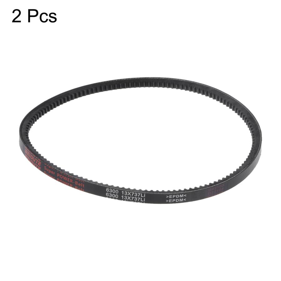 uxcell AX29(13x737Li)Vベルト AXセクションドライブ ロー側ベルト EPDM パワー伝送用 内長さ737mm 2本入 ...
