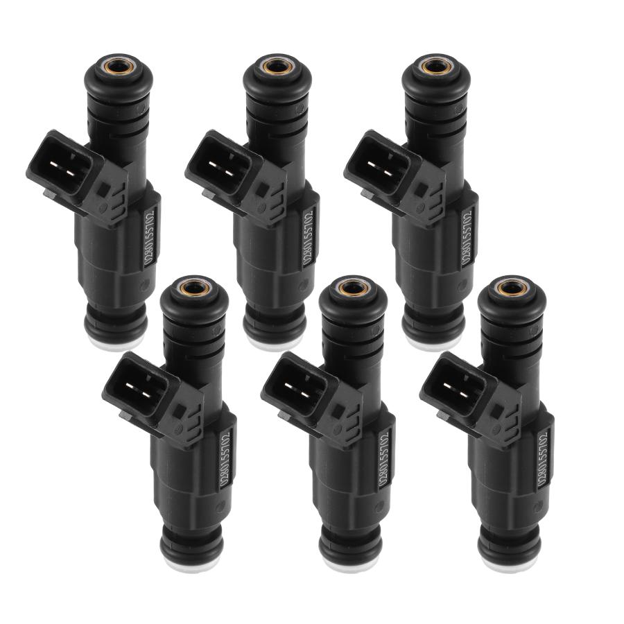 uxcell 車の燃料噴射装置 Volvoに対応 960 2.9Lに対応 1990-1996に対応 0280155702 3507708 6個 ...