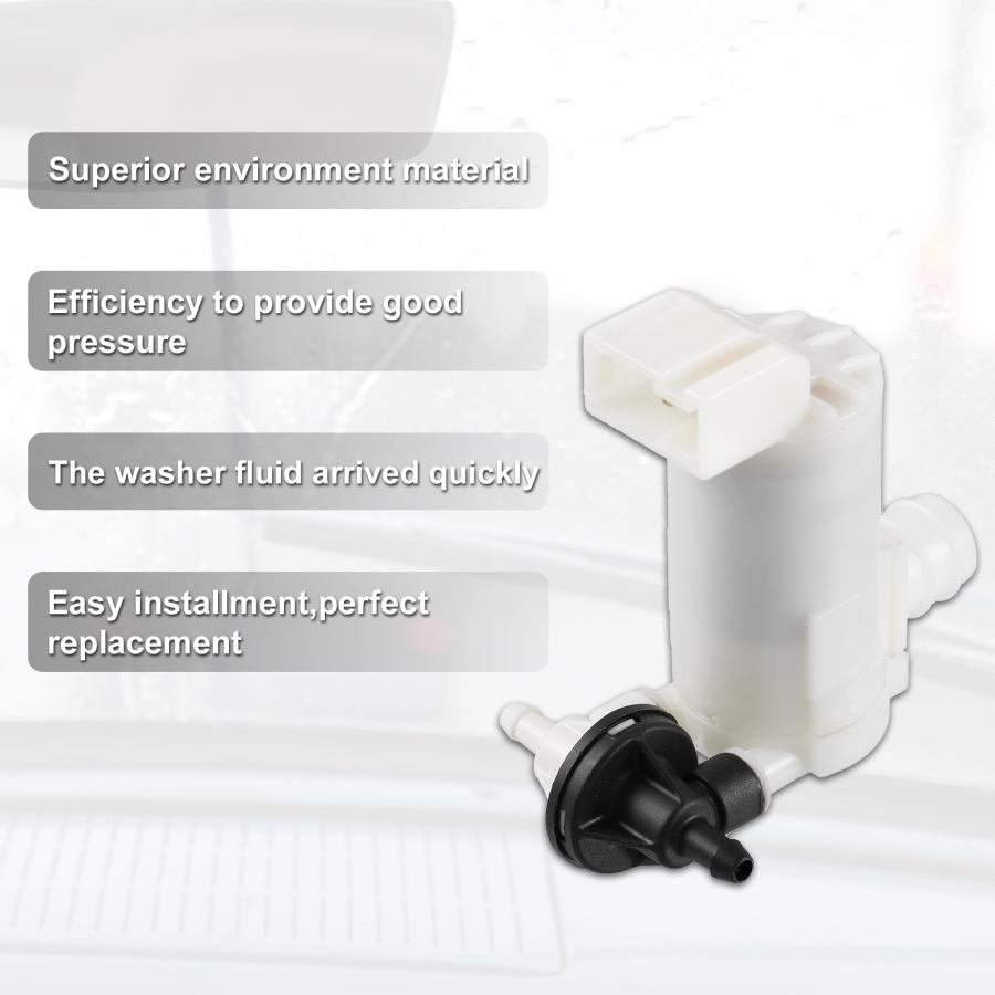 uxcell 車のフロントガラスウォッシャーポンプ フロントガラス洗浄システム用 28920-CN000 Nis sanに対応 : ソウテン ...