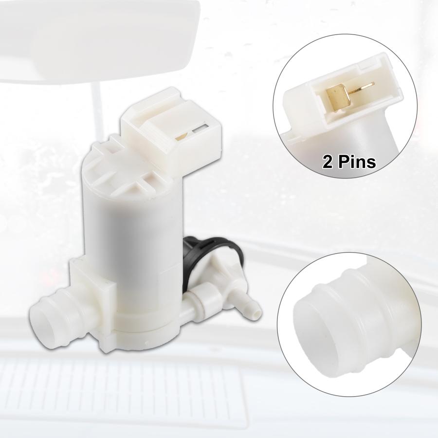 uxcell 車のフロントガラスウォッシャーポンプ フロントガラス洗浄システム用 28920-CN000 Nis sanに対応 : ソウテン ...