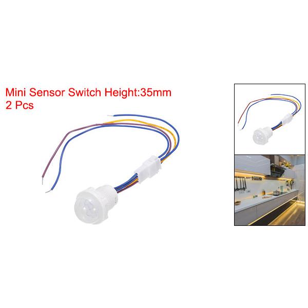 uxcell 人感センサーライトスイッチ 85-265V PIR人感センサー 光センサー付き LEDライト用 2個 : ソウテン - 通販 - Yahoo!ショッピング