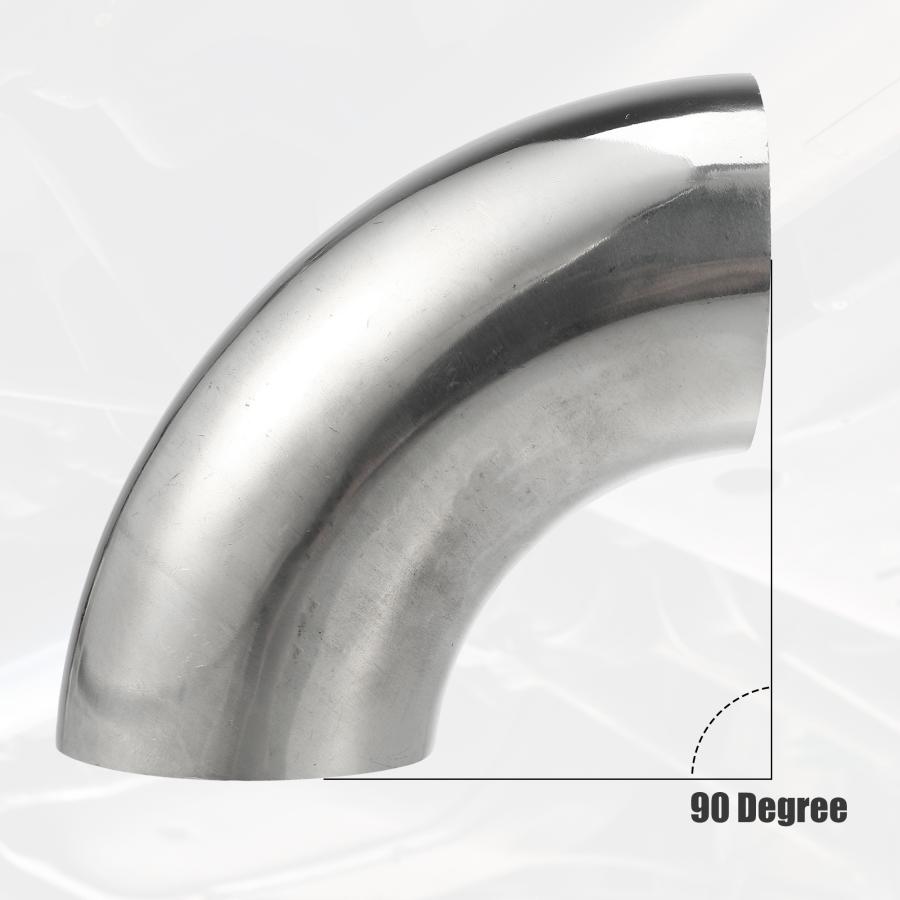 uxcell マンドレルベンドエルボ SS304ステンレス ベンドチューブ エキゾーストエルボパイプ 外径45mm 90度 厚さ1.5mm 2個 : a23021500ux0248 : ソウ ...