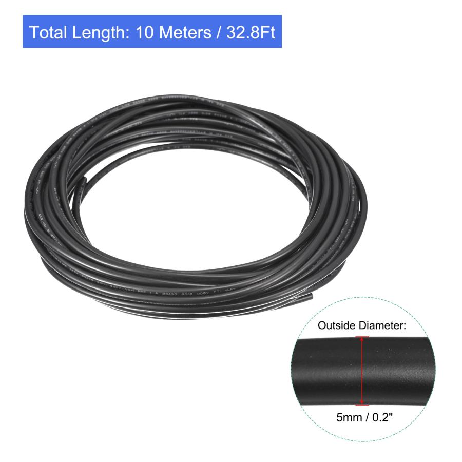 uxcell 24AWG電線 2導体 UL2464 錫メッキ銅 10M 低電圧 PVCケース 柔軟な延長電源コード ブラック : ソウテン - 通販 - Yahoo!ショッピング