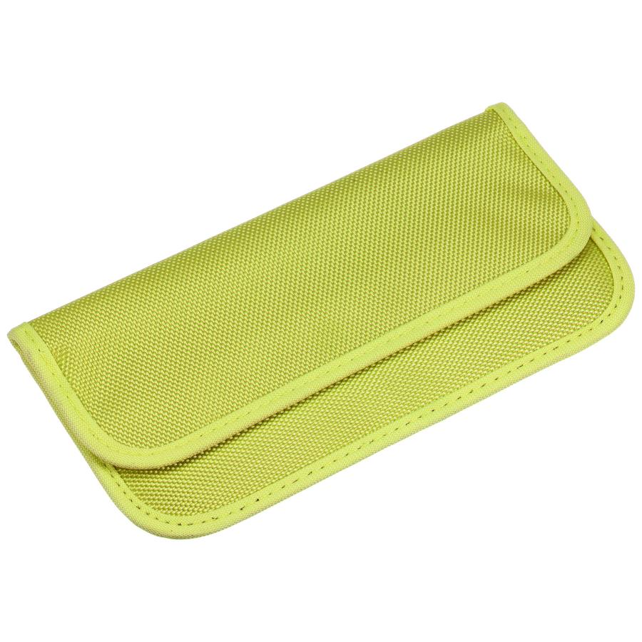 uxcell ファラデーバッグ RFID 信号遮断袋 信号ブロッキング ポーチ クラムシェル ウォレット 財布 長さ200mm リモコンキー ...