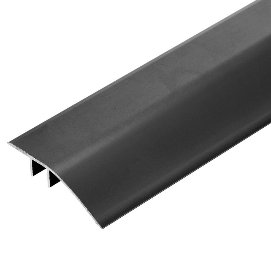 uxcell アルミニウム製フロアトランジションストリップ ドア カーペッ ト-タイル移行ストリップ 出入り口エッジトリム ブラック : ソウ ...