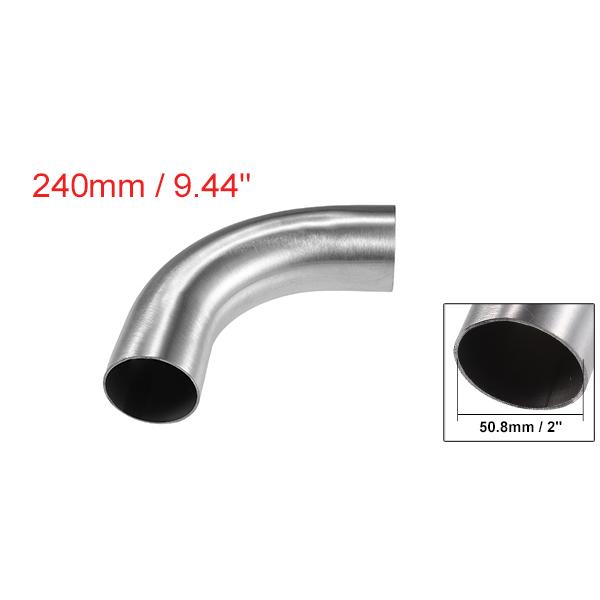 xAUTOHAUxOD 50.8mm 90 度 マンドレルベンドエルボ SS304 ステンレス鋼ベンドチューブ排気エルボパイプシルバートーン 1 個 : ソウテン - 通販 - Yahoo ...