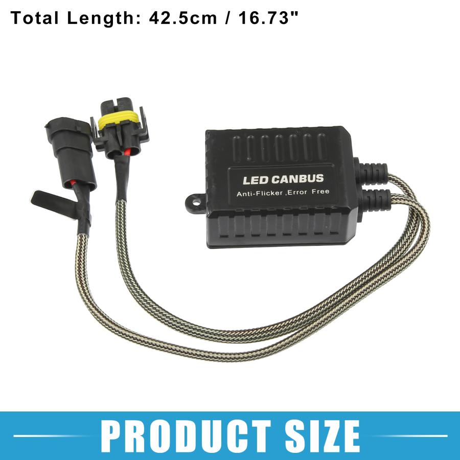 A ABSOPRO LED 車のヘッドライト キャンバス デコーダ C20 H11 H9 H8 エラーフリー警告抵抗器 ブラック (2個セット) : ソウテン - 通販 - Yahoo!ショッピング