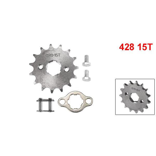 uxcell オートバイのフロントエンジンスプロケット 50cc70cc90cc110cc125cc用 428 15T 20mm 1セット : ソウテン - 通販 - Yahoo!ショッピング