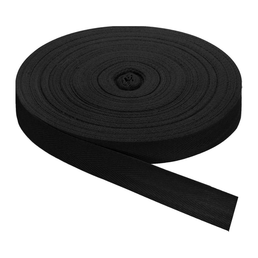 uxcell ツイルテープ 1個 45ヤード x 25mm - 綿生地リボン ロールヘリンボーンテープ 衣類 アクセサリー バッグ用 ブ ...