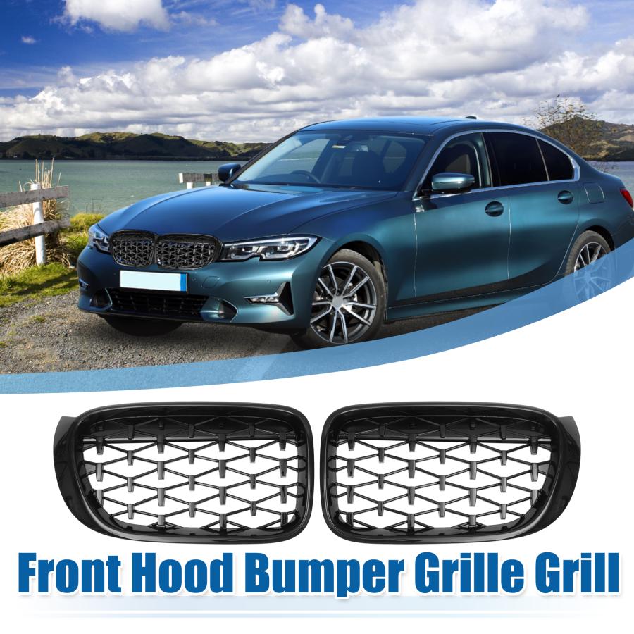 xAUTOHAUxNo.51117338571/51117338572 フロントフードバンパーグリル BMWに対応x3 F25 左右1ペア ...