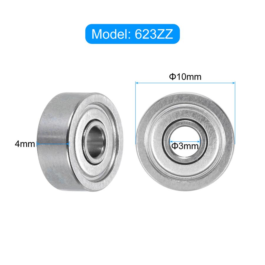 uxcell 5個入り623ZZミニチュア深溝玉軸受 3x10x4mm 電動機 庭園機械用 ダブルシールドベアリング P5 (a beC 5) : ソウテン - 通販 - Yahoo!ショッピング