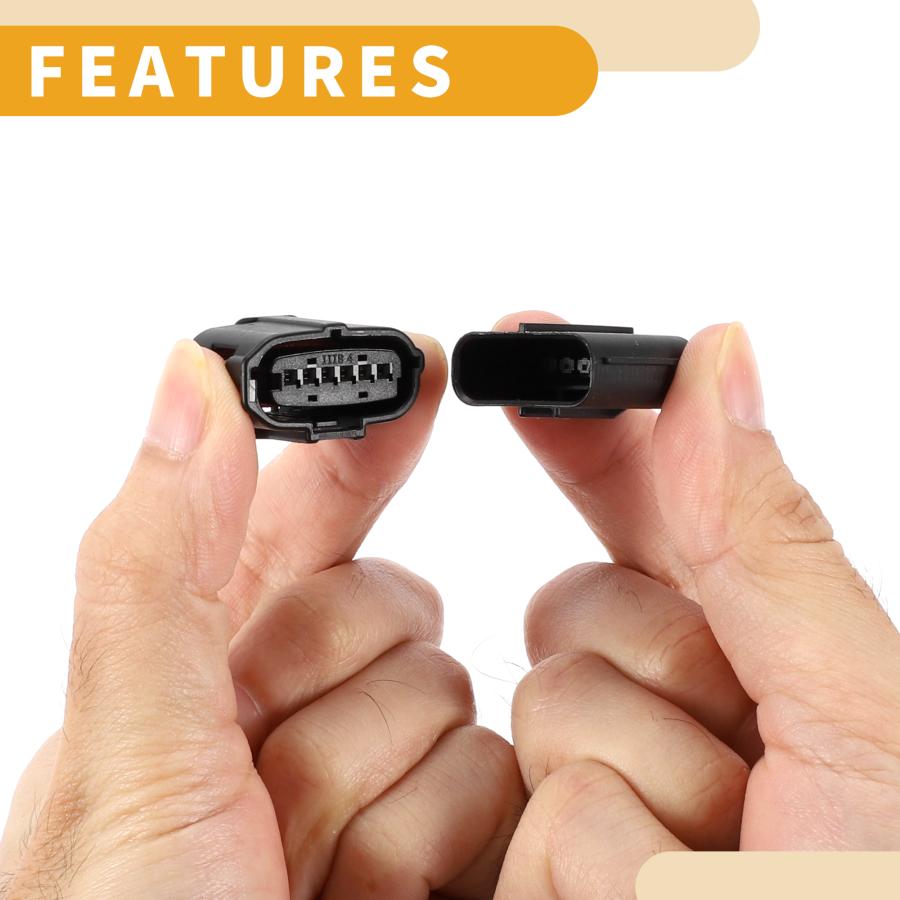 Partuto アクセルペダルコネクタープラグ No.9098012303 インナーメスメスワイヤーターミナルコネクター Lexusに対応用 ...