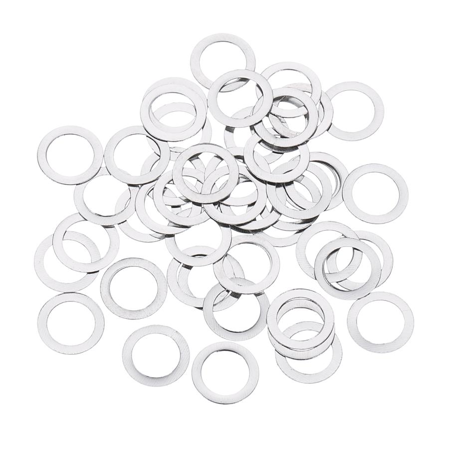 uxcell M4 304ステンレス鋼平座金 50個4x6x0.1mm 超薄平座金ボルト用スペーサー 電子修理 自動車 : ソウテン - 通販 ...