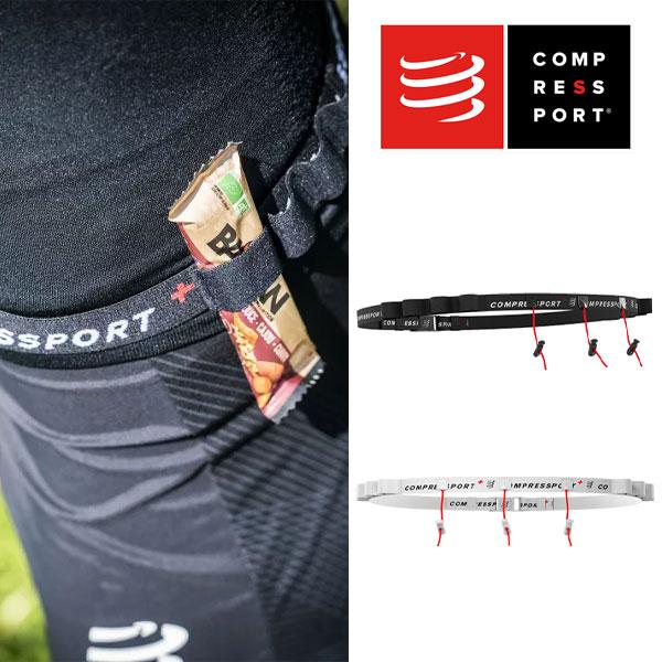 ★COMPRESSPORT コンプレスポーツ Race Belt CU00013B メンズ・レディース ジェルホルダー付きベルト トレラン ...