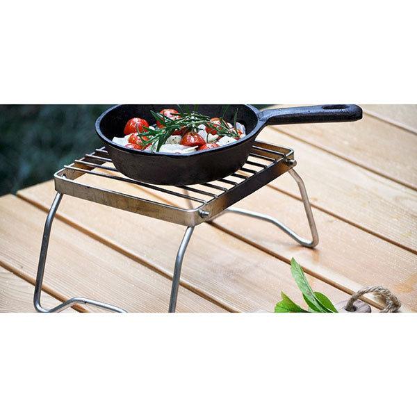 HIGHMOUNT ハイマウント ミニパックグリル 23221 ゴトク 五徳 料理 クッキング 調理器具 シングルバーナー対応 コンパクト 折りたたみ式 BBQ キャンプ用品 : トレイル ...