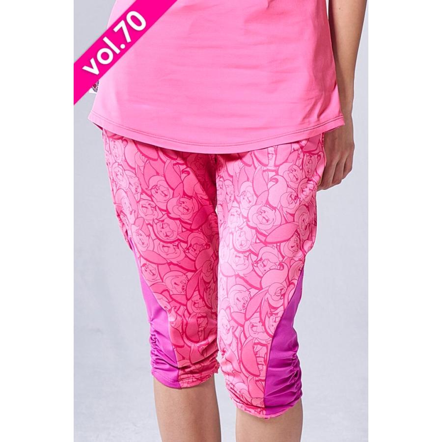 MIKALANCE MIKANO ミカノ ミカランセ 裾サイド切替ベーシックギャングスターパンツ V70 70174 フィットネス ウェア ズンバウェア zumbaウェア : トレイル ...