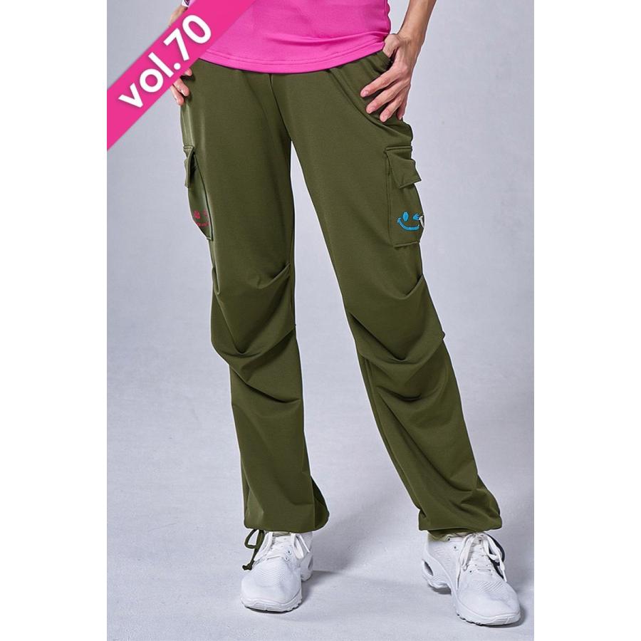 MIKALANCE MIKANO ミカノ ミカランセ カーゴロングパンツ（スタッズ付） V70 70221 フィットネス ウェア ズンバウェア ...