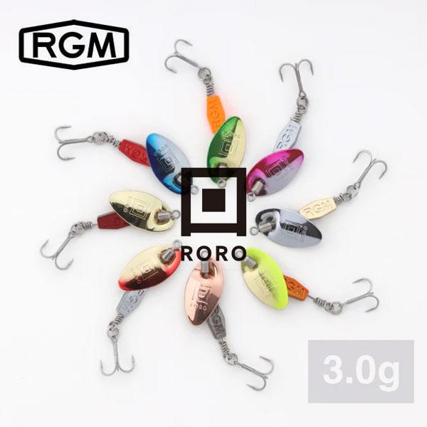 RGM(ROOSTER GEAR MARKET) ルースター ギア マーケット 回 RORO 3.0g タングステンスピナー ルアー 渓流釣り 川釣り 海釣り 初心者 釣り具 釣具 :rgm ...