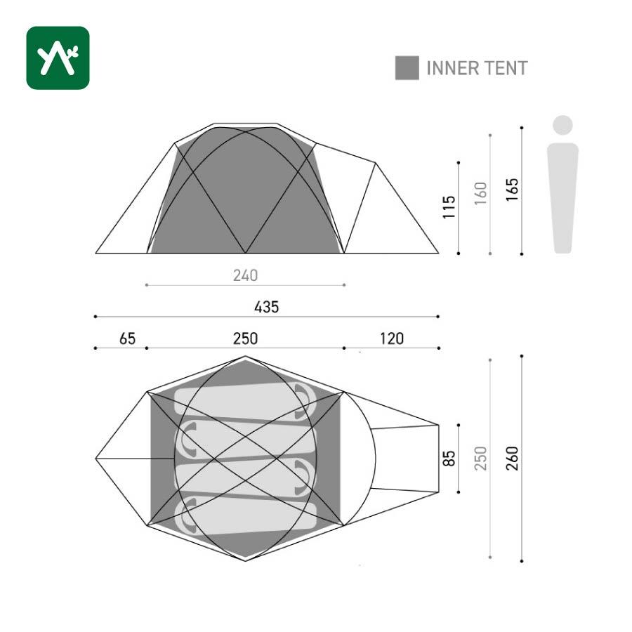 muraco ムラコ GUSTAV 4P T013 テント : sotosotodays - 通販 - Yahoo!ショッピング