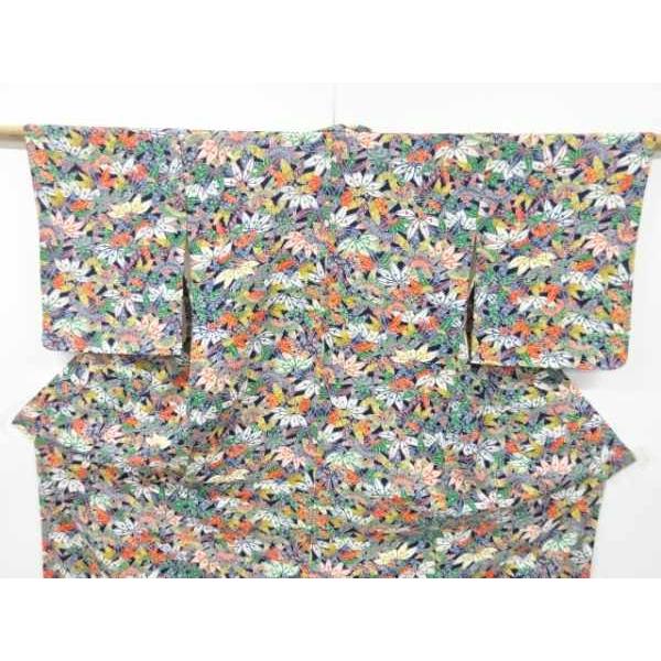 ys7324180; 宗sou 笹竜胆模様小紋着物【着】 : お茶道具・着物 宗 sou - 通販 - Yahoo!ショッピング