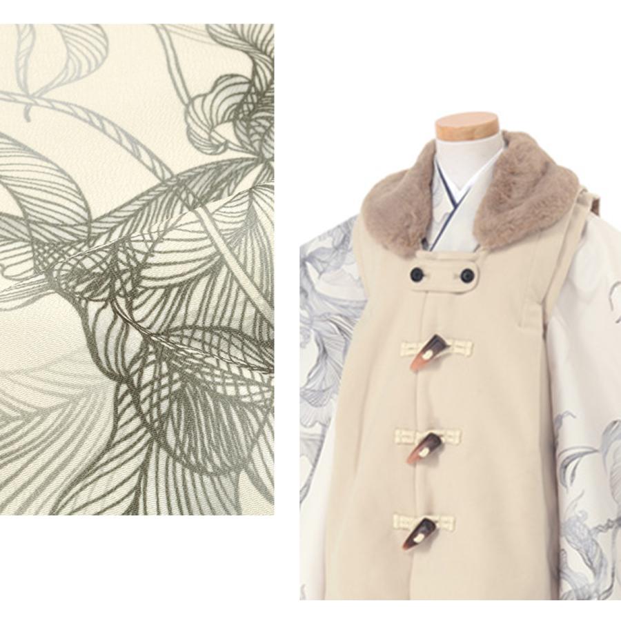 七五三 着物 3歳 販売 男の子 三歳 着物セット 被布セット ダッフル アイボリー ベージュ 花 被布着 きもの 和服 和装 男児 子供 送料無料 :3fs00005ty-4131:きもの館 ...