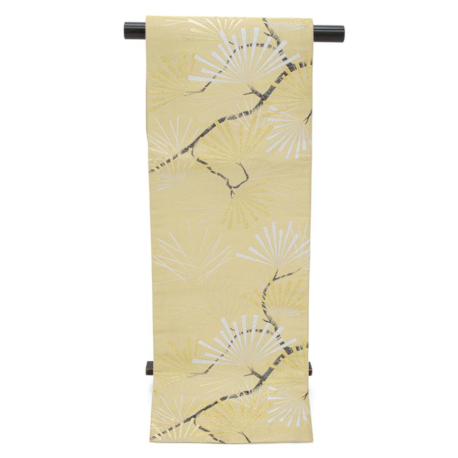 袋帯 訪問着 留袖 振袖 礼装 正装 金 ゴールド シルバー 黒 松 花 女性