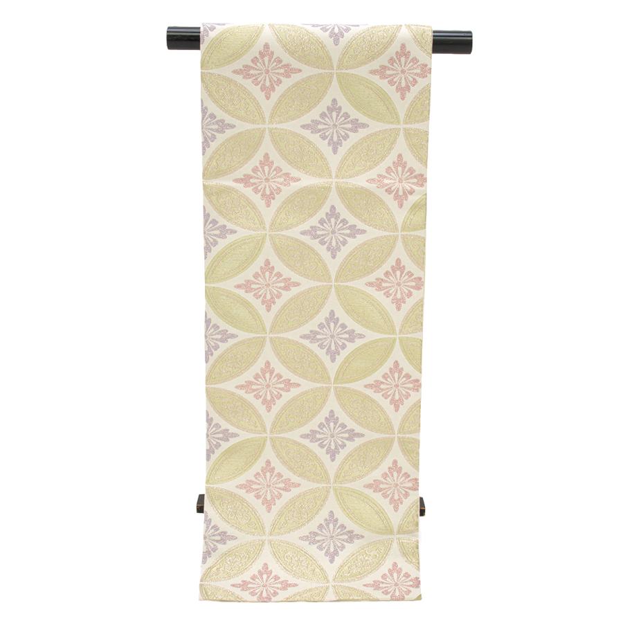 袋帯 訪問着 留袖 振袖 礼装 正装 金 ピンク 紫 ベージュ クリーム 花