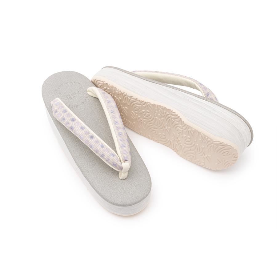 カフェ草履 カレンブロッソ 草履 レディース 菱屋 日本製 灰色 グレー 紫 プリズム 正絹 S M L カジュアル 和装履物 送料無料 :zg3467hi-4097:きもの館 創美苑 ...