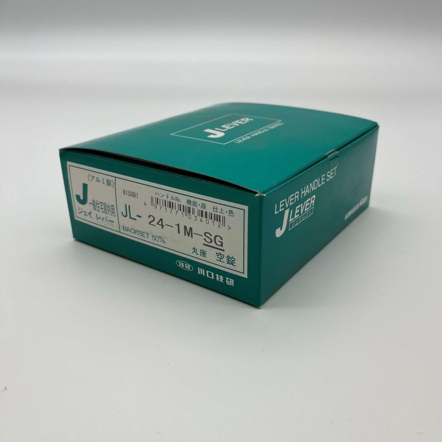 川口技研 川口技研:50mm Jレバー （24番）シリーズ 空錠・丸座 サテンゴールド バックセット JL-24-1M-SG : FUSSASHOP - 通販 - Yahoo!ショッピング