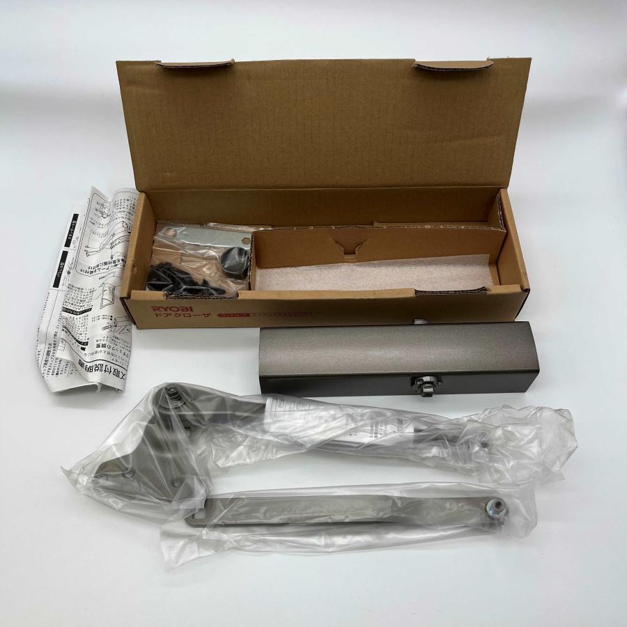 リョービ ryobi ドアクローザー 22P [ S-22P C1] パラレル型 ドアクローザー(ドアチェック) 外装式ストップ付 左右兼用型 ドア重量25kg〜45kg ...