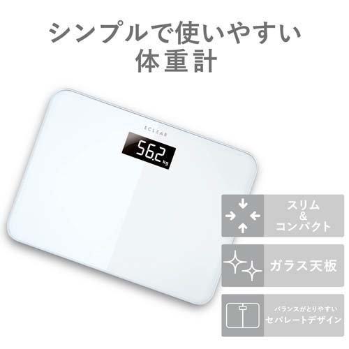 エレコム 体重計 体組成計 デジタル コンパクト スリム ガラス天板 HCS-S01WH ( 1台 )/ エレコム(ELECOM) :4549550127097:爽快ドラッグ - 通販 ...