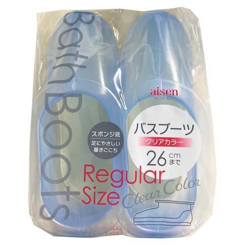 アイセン バスブーツ レギュラー クリアブルー BB062 ( 1足 ) : 爽快ドラッグ - 通販 - Yahoo!ショッピング
