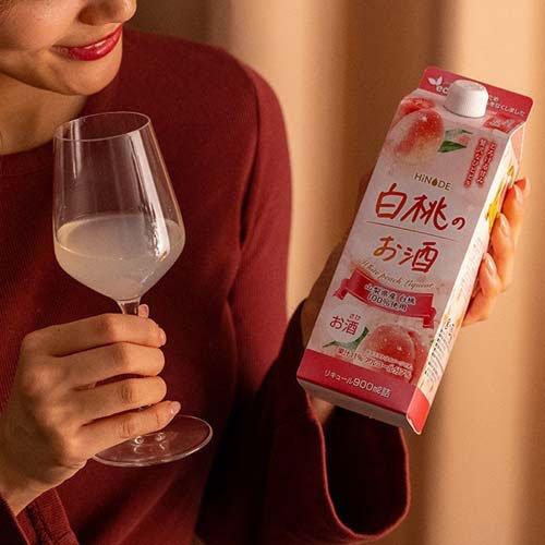 HINODE 白桃のお酒 ( 900ml ) : 爽快ドラッグ - 通販 - Yahoo!ショッピング
