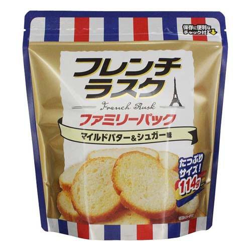 フレンチラスク ファミリーパック ( 114g ) 大袋 チャック付き お菓子 シェア スタンドパック : 爽快ドラッグ - 通販 - Yahoo!ショッピング