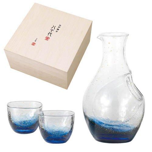 江戸硝子 八千代窯 冷酒カラフェ・酒杯セット 専用木箱入 G641-M81 ( 1セット ) : 爽快ドラッグ - 通販 - Yahoo!ショッピング