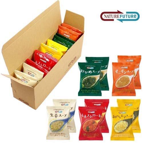 NATURE FUTURe 厳選スープ5種10食 ( 10食(97g) )/ FUTURE(ネイチャーフューチャー) フリーズドライ スープ 時短 インスタント FD ギフト ) : 爽快 ...