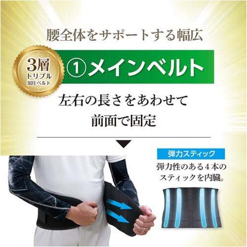 福徳産業 サポートベルト 腰サポーター 加圧ベルト 大きいサイズ 男女兼用 ＃9755 ( 1個 ) :4965277965574:爽快ドラッグ - 通販 - Yahoo!ショッピング