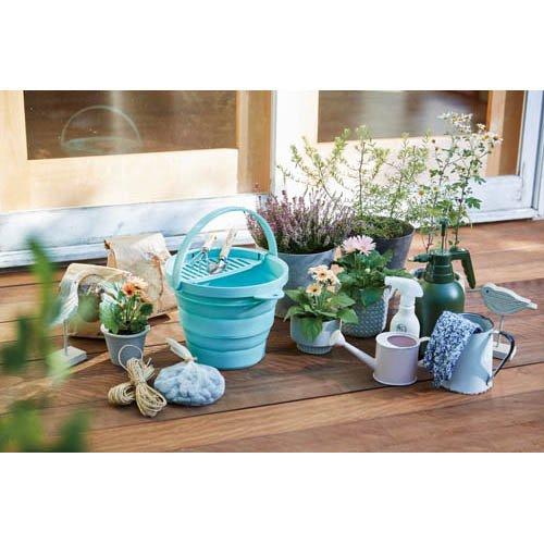 折りたたみバケツ ちょい置きトレー付き ミントグリーン I-640 ( 1個 )/ ISETO(伊勢藤) : 爽快ドラッグ - 通販 - Yahoo!ショッピング