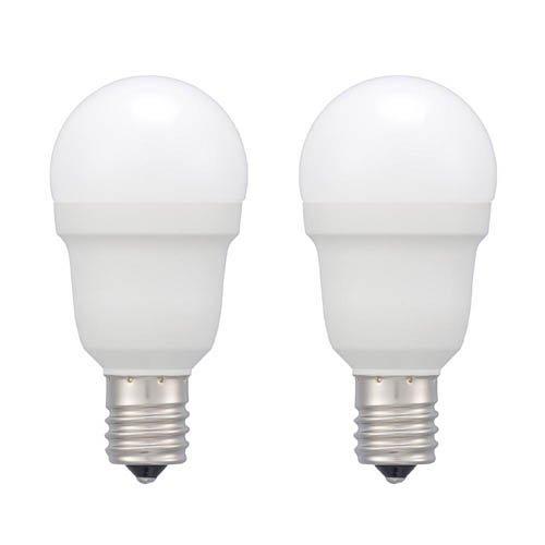 LED電球小形 E17 60形相当 昼光色 ( 2個入 )/ OHM : 爽快ドラッグ - 通販 - Yahoo!ショッピング