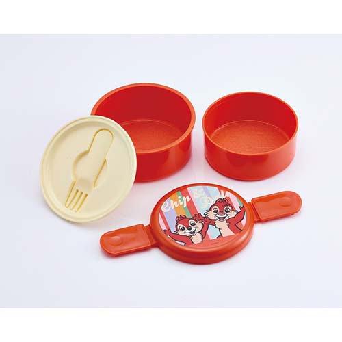 抗菌丸型ランチBOX2段 レトロ チップ＆デール ONWR1AG ( 1個 ) :4973307612534:爽快ドラッグ - 通販 - Yahoo!ショッピング