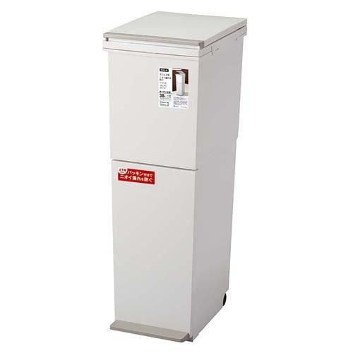 ゴミ箱 ふた付き 分別ペダル2段 スリム 38L 日本製 ホワイト ( 1個 ) : 爽快ドラッグ - 通販 - Yahoo!ショッピング